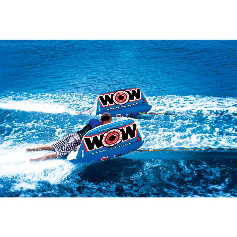 WOW Zig Zag Steerable Towable Tube | Overton's