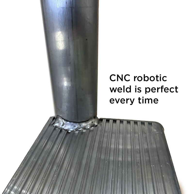 Dock Edge 3-Step Aluminum Fixed Ladder, Wide-Step