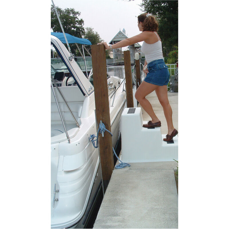 Taylor Made StepSafe Triple Dock Step Aluminum Hand Railing Only ...