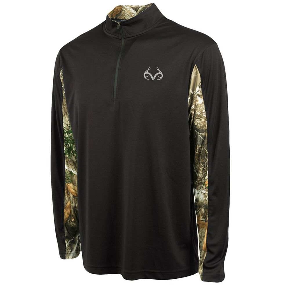 Realtree Men's Stealth Quarter-Zip Wind Shirt | Overton's