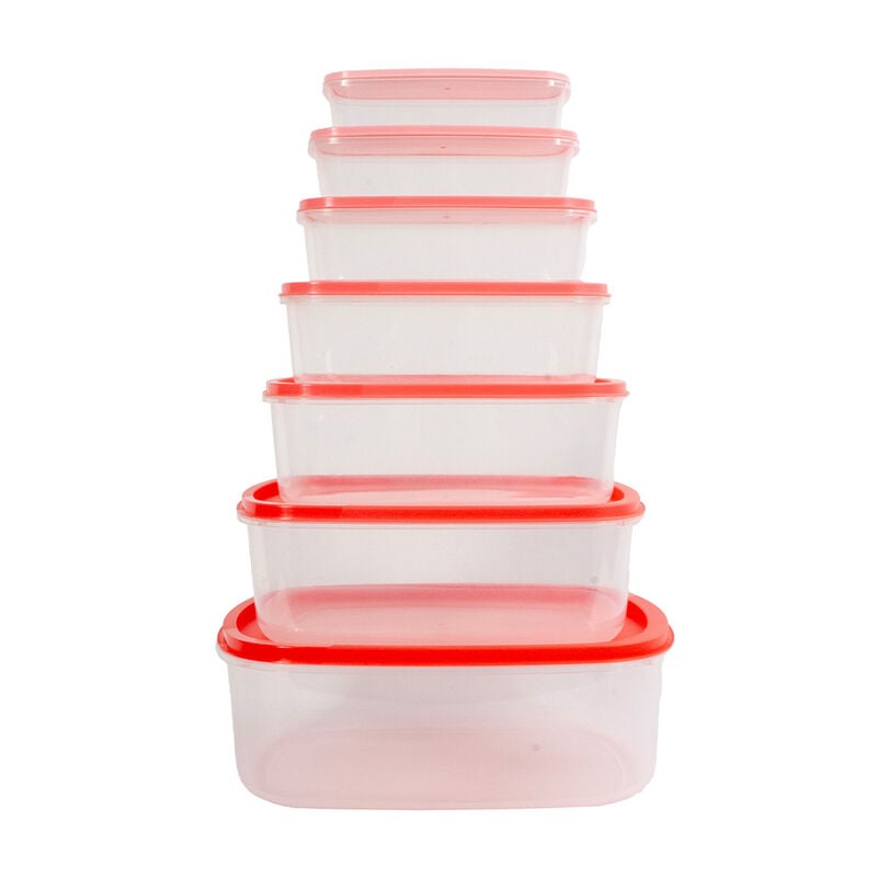 Phantom Chef Food Storage 14-Piece Rectangular Container Set