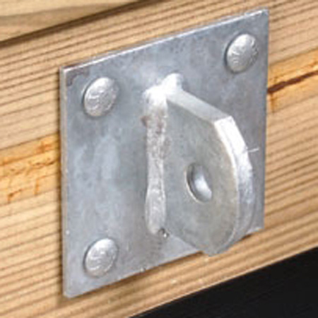 Commercial-Grade 1/4" Floating Dock Hardware - Male T Connector | Overton's