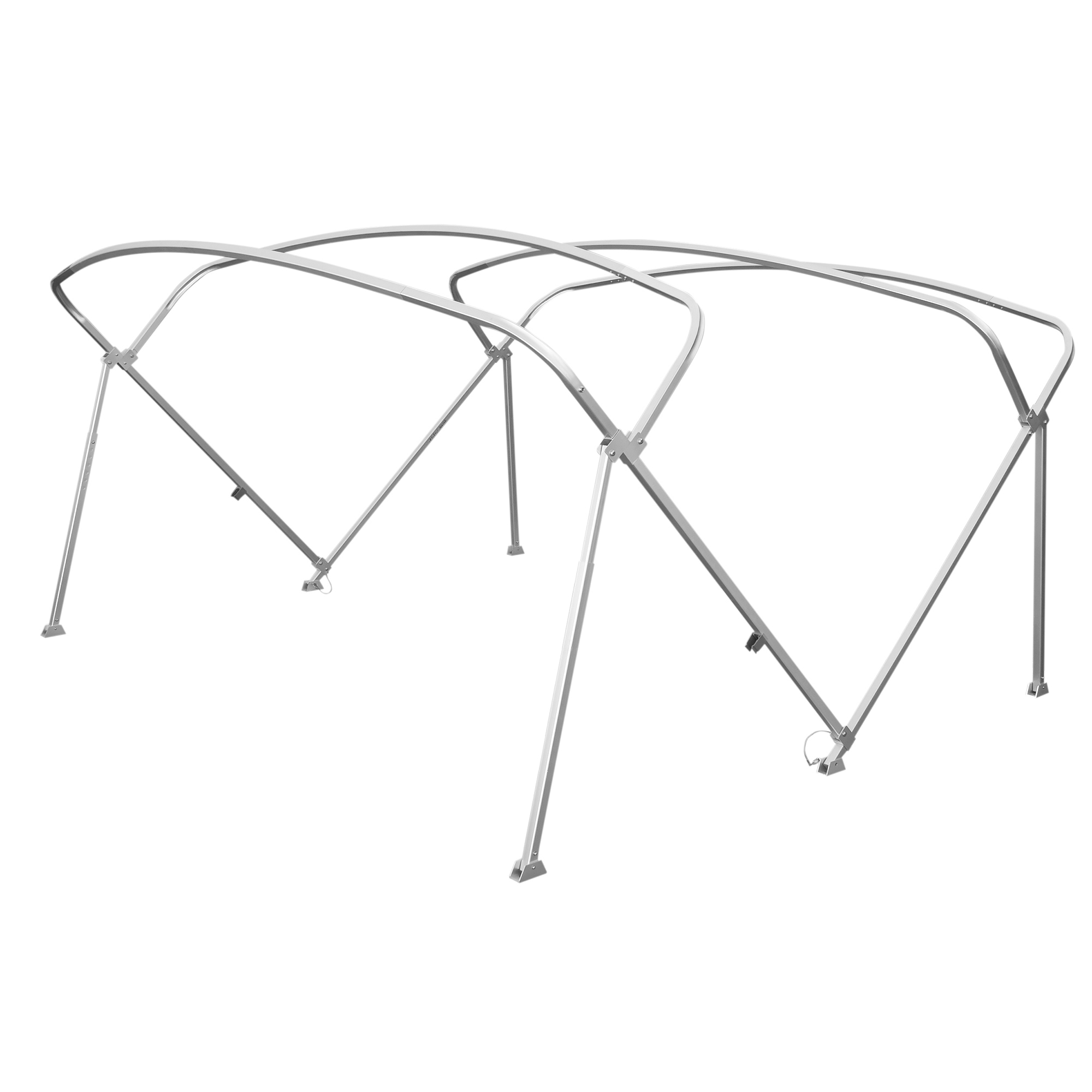 Shademate Pontoon Bimini Top Frame Only, 1.25" Frame, 10' Long | Overton's
