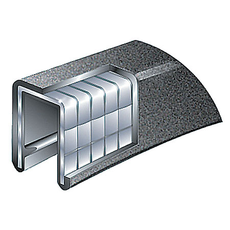 TACO Marine Flex Trim, 1/4’’ OPENING X 1/2’’, White | Overton's