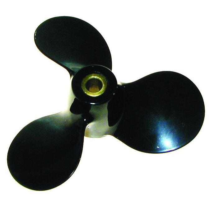 Michigan Wheel 3-Blade Prop, Pressed Rubber Hub / Aluminum, 8.25 dia x ...