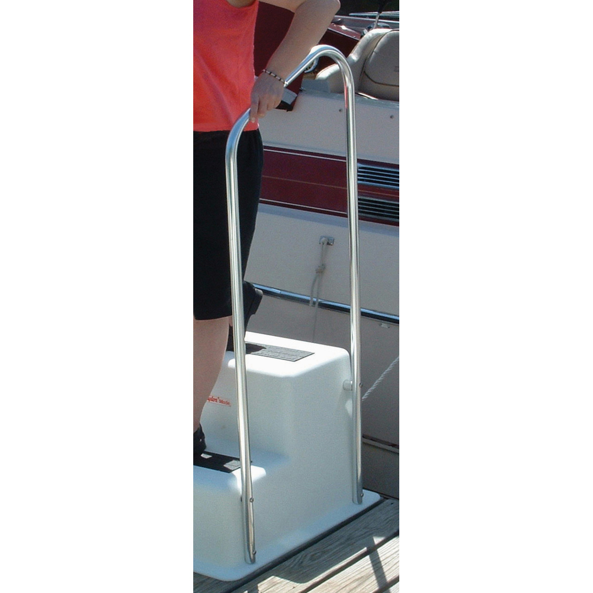 Taylor Made StepSafe Double Dock Step Aluminum Hand Railing Only ...
