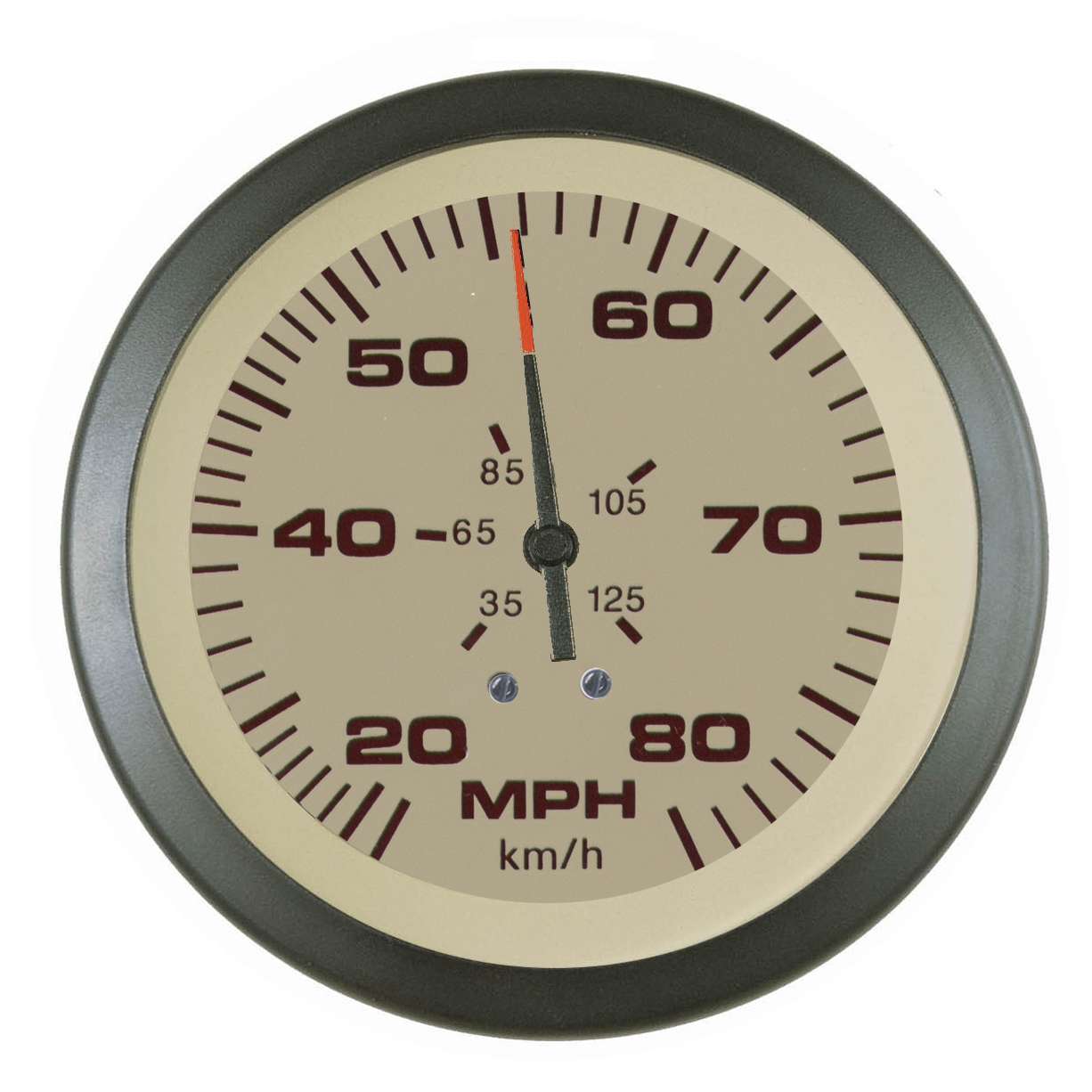 Sierra Sahara 3" Speedometer, 80 MPH | Overton's