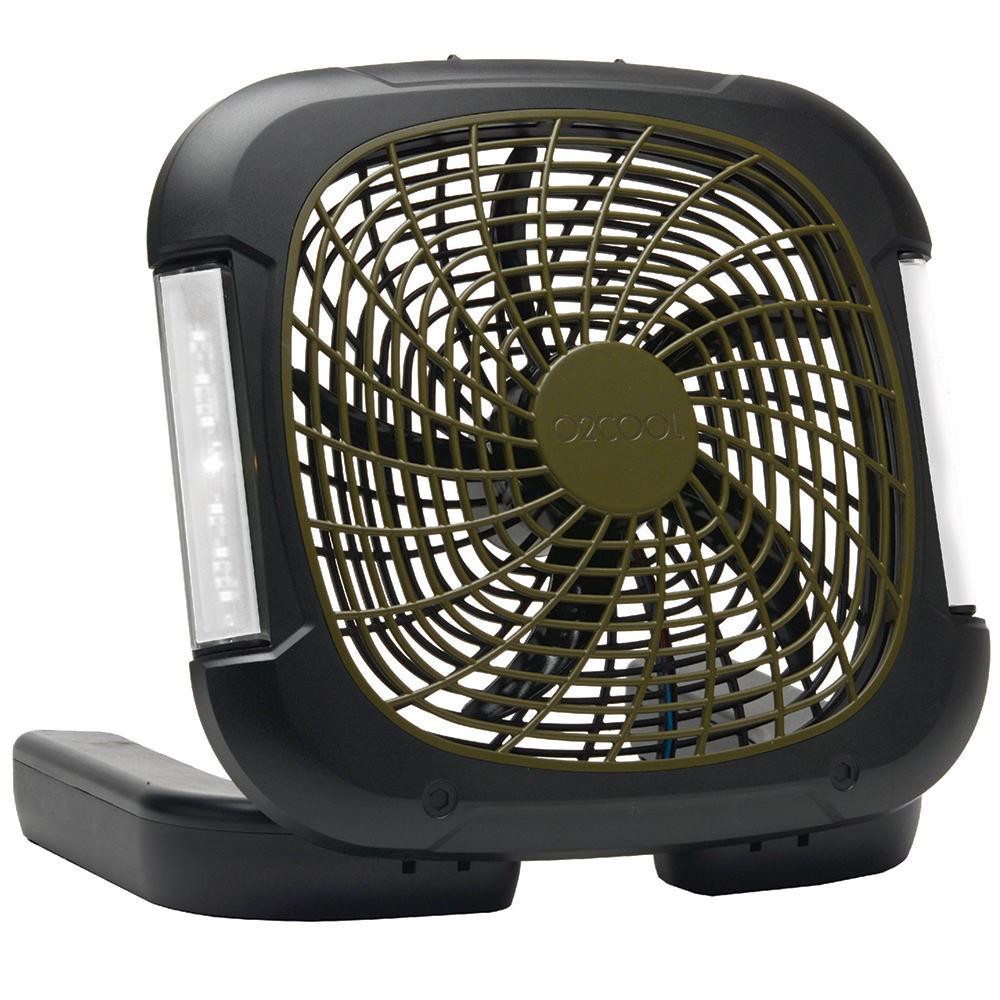 10" Camping Fan with LED Lights, O2 Cool FD10018L | Overton's