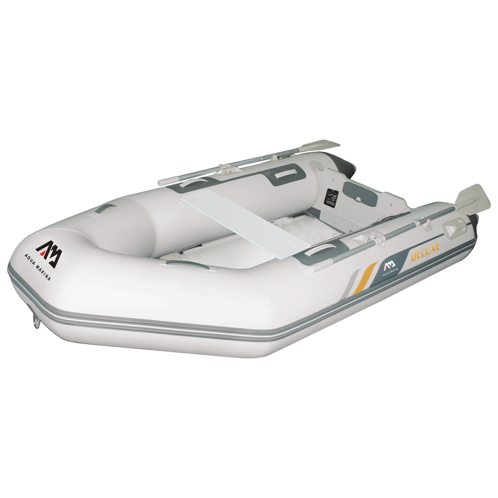 Aqua Marina 9'9" A-Deluxe Inflatable Speed Boat with Aluminum Deck ...
